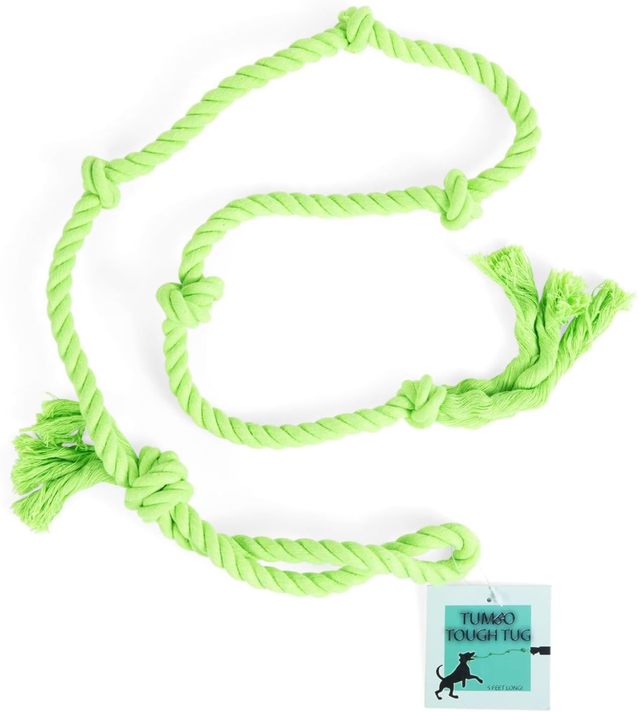 Pet Supplies : Tumbo Trunk Tug - 8 feet Long Tree Trunk Rope Toy with ...
