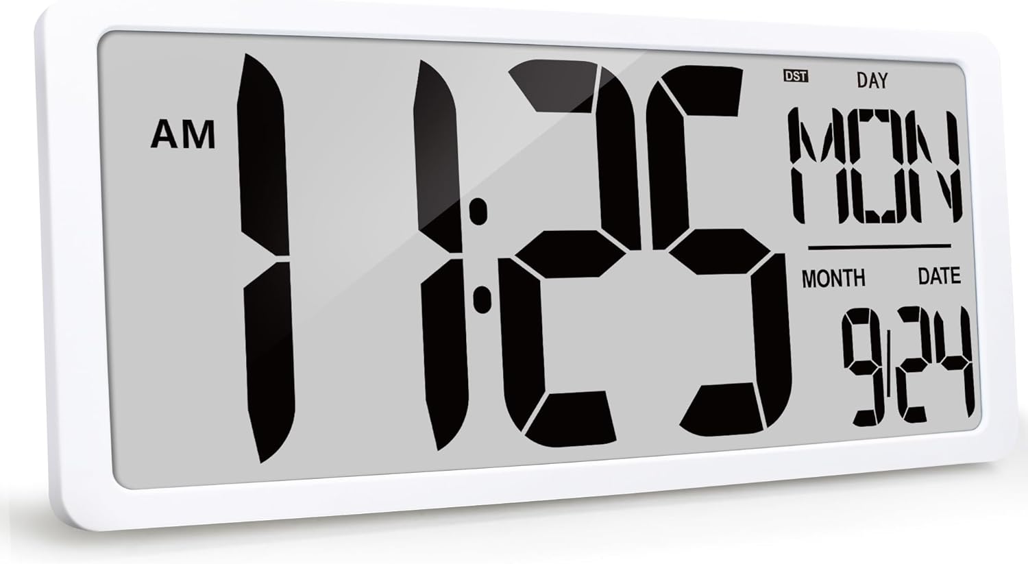 Amazon.com: GEELION 18.5" Extra Large Digital Wall Clock Battery ...