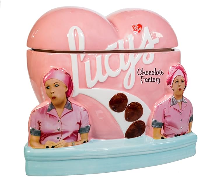 Amazon.com - Kurt S. Adler I Love Lucy Chocolate Factory Cookie Jar,Pink