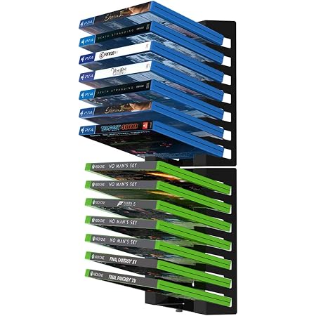 Amazon.com: ADZ Game Case Shelf and Controller Wall Mount Holders, Wall ...