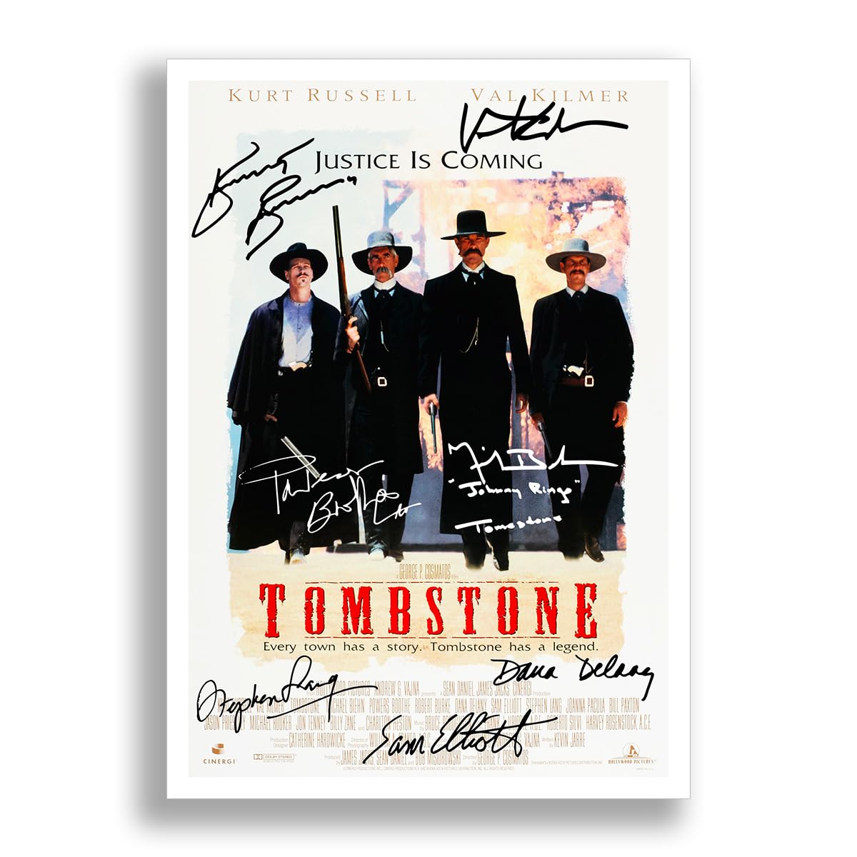Tombstone Movie Poster Tombstone Movie Poster Framed Art