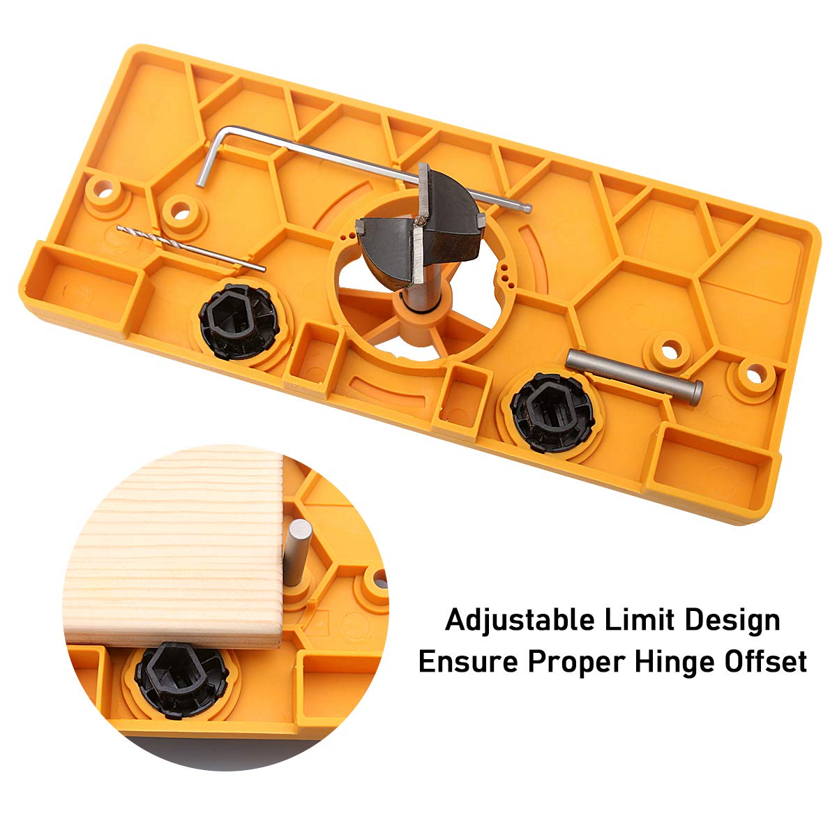 XXBOBI 35mm Hinge Jig Kitchen Door Hinge jig Concealed Hinge jig Kitchen Cabinet Hinge jig Hinge ...