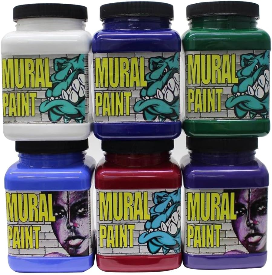 Amazon.com: CHROMA Mural Paint 16 oz Set Of 6 Lush (2572) : Arts ...