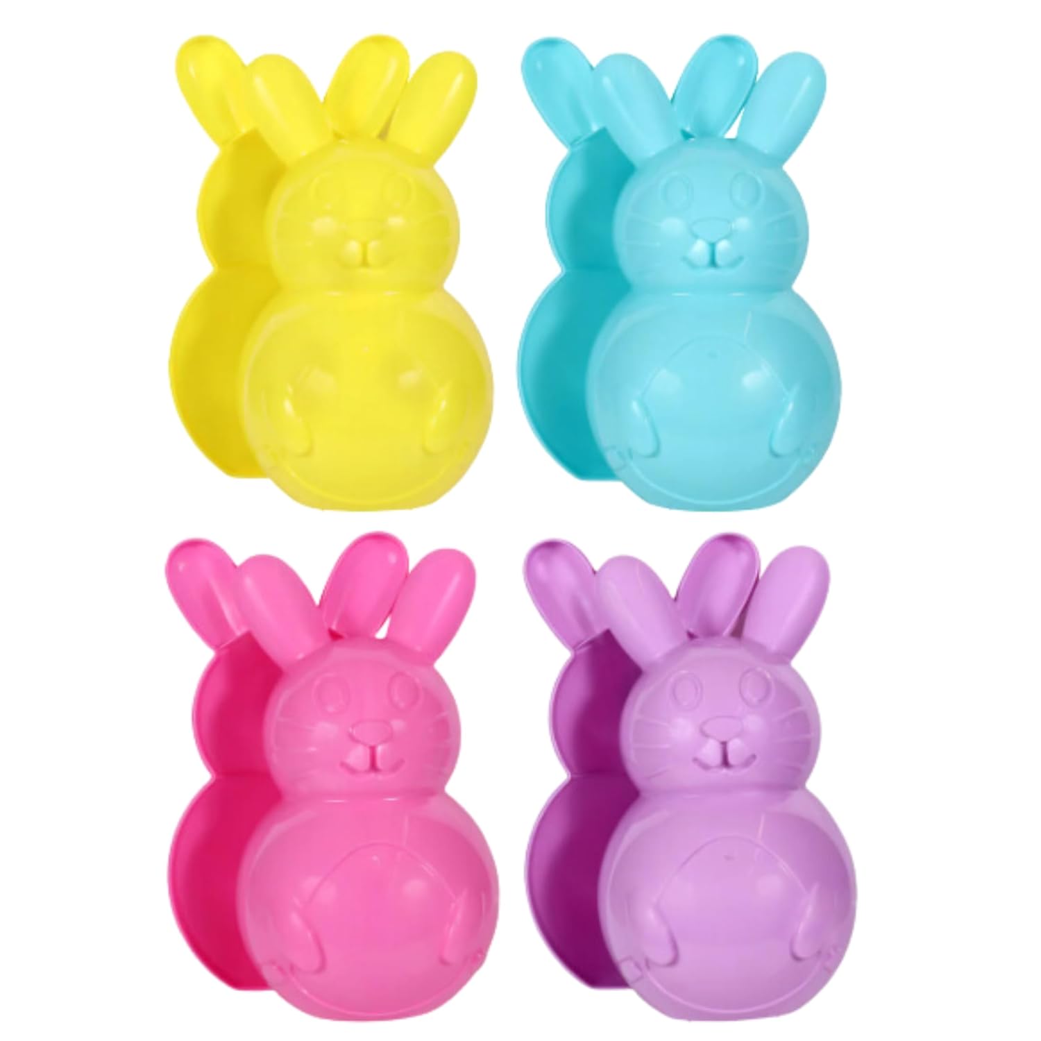 Amazon.com: ACHED Bunny-Shaped Fillable Container 10 inches Easter ...