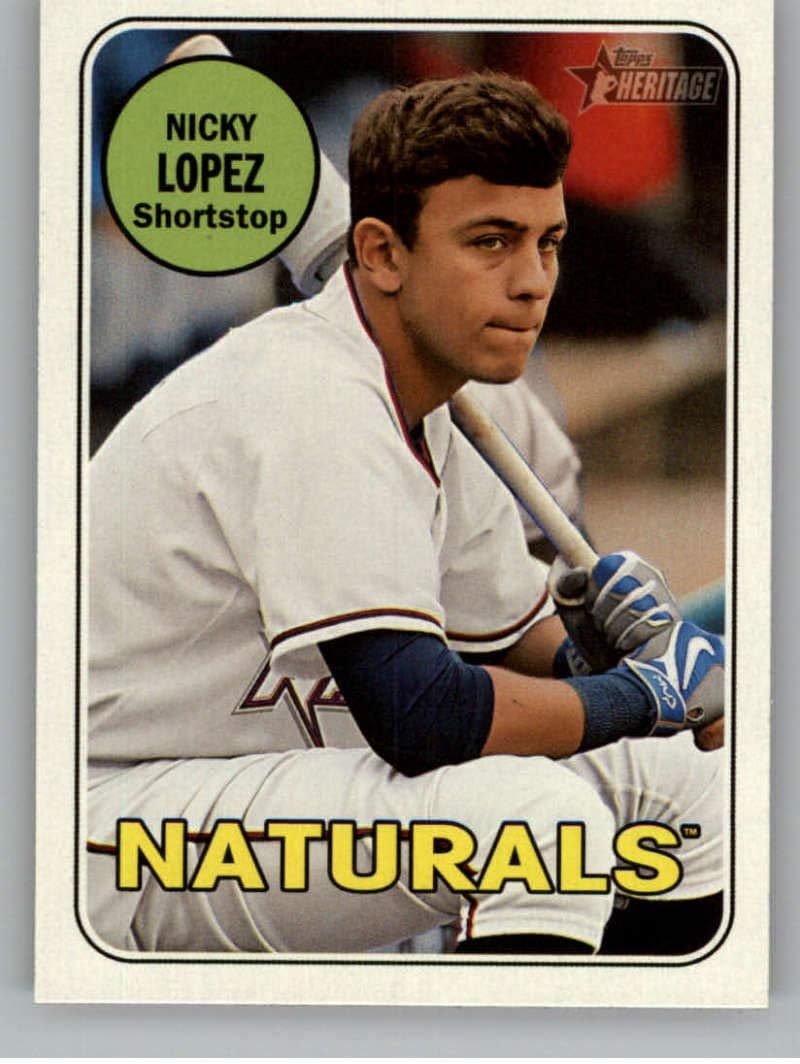Amazon.com: 2018 Topps Heritage Minor League #76 Nicky Lopez MLB ...