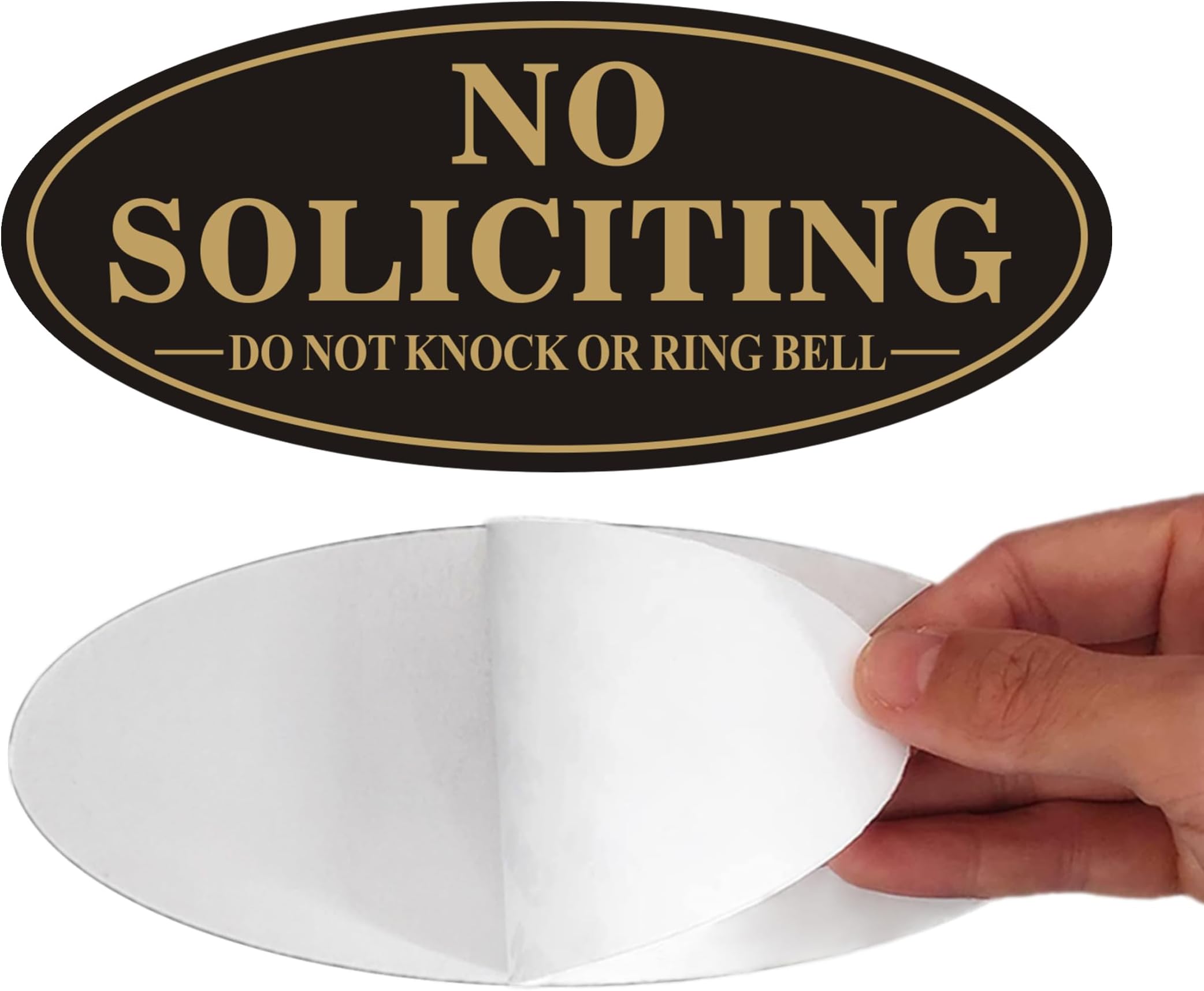 Amazon.com : No Soliciting Sign, No Solicitors Sign for Front Door, 2 ...