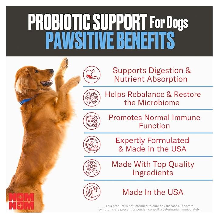 Snapklik.com : Nom Nom Dog Full Spectrum Probiotic Support Prebiotic ...