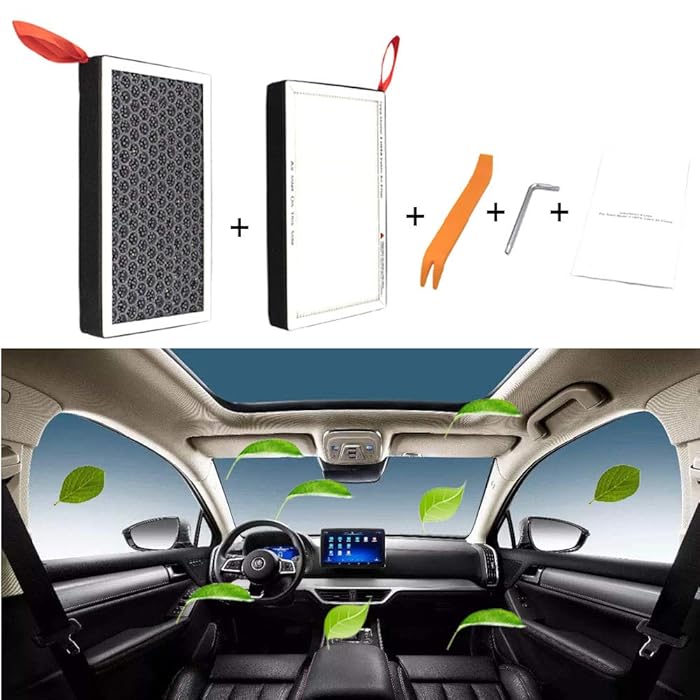 Buy MOCW 2 Pack HEPA Air Filter for Tesla Model 3 Model Y Activated ...