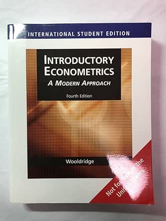 Amazon.co.jp: 古本Wooldridge Introductory Econometrics 4th ed. 計量経済学 付録なし : ホーム＆キッチン
