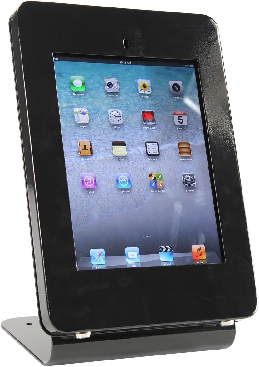 Amazon.com: Displays2go Curved iPad Floor Stand, Rotating and Tilting ...