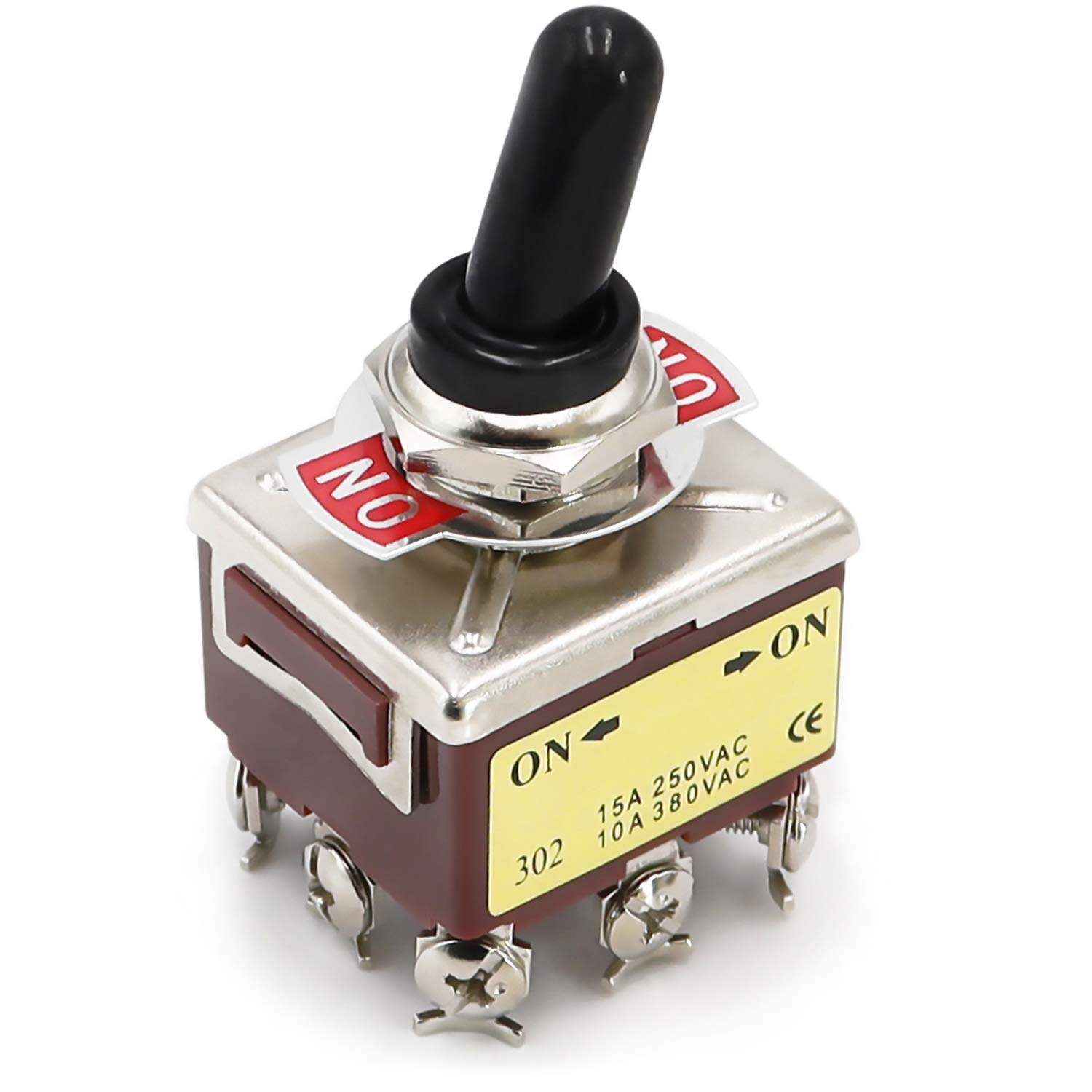 Snapklik.com : Mxuteuk Heavy Duty Rocker Toggle Switch 2 Position 3PDT ...