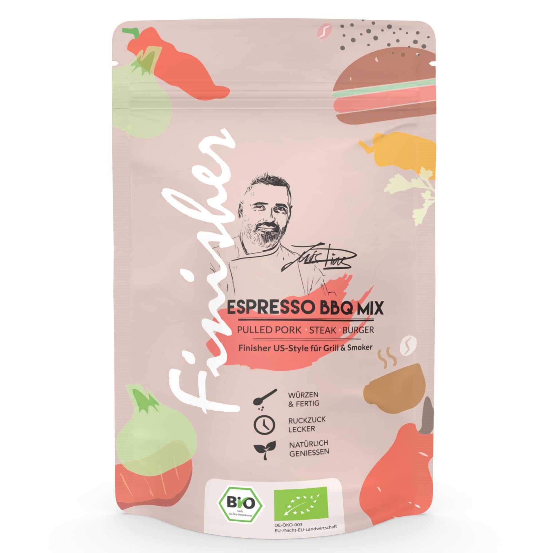 Bio Espresso BBQ Mix Food Finisher | 80g Gewürzzubereitung im ...
