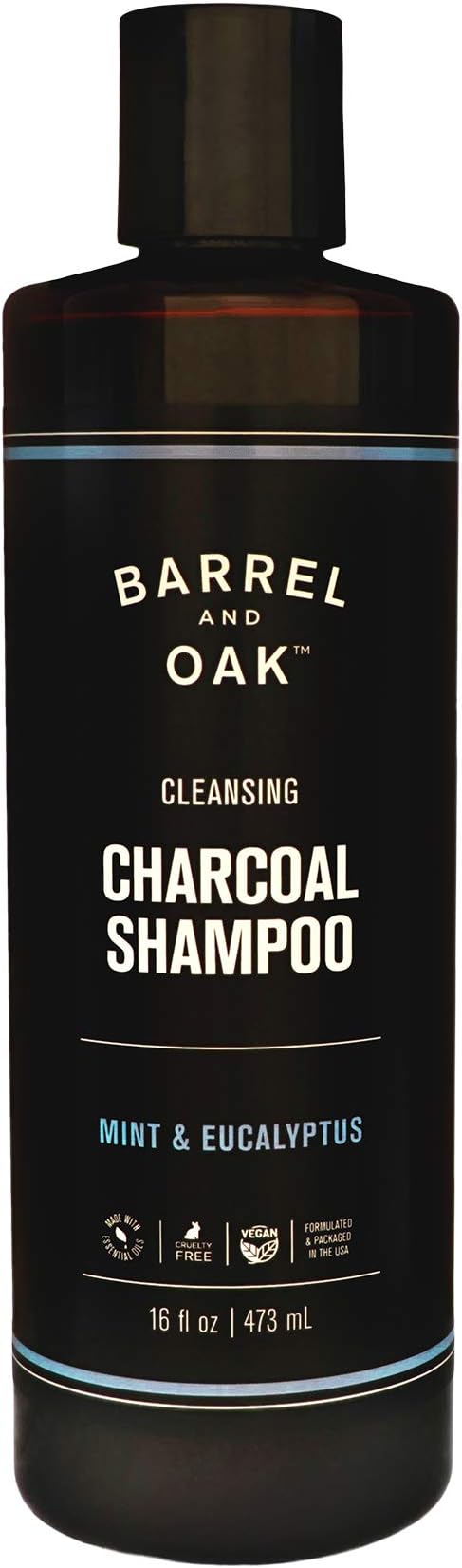 Amazon.com: Barrel and Oak - Cleansing Charcoal Shampoo, Clarifying ...