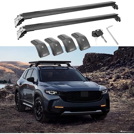 Amazon.com: Locable Roof Bars 2PCS Cross Bar Fits for Mazda CX-50 2023 ...