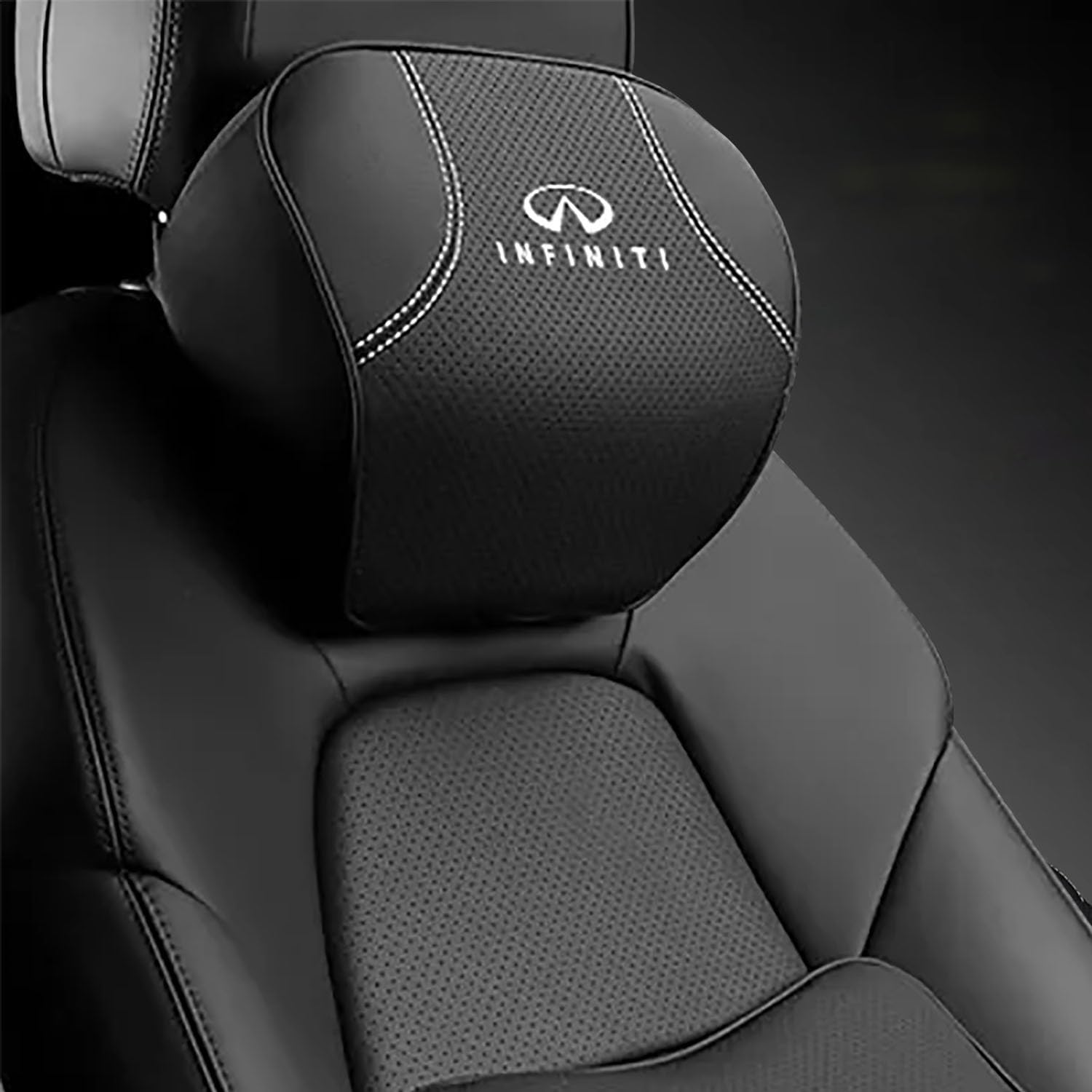 Amazon.com: Comaptible with Infiniti All Models Car Headrest Pillow ...