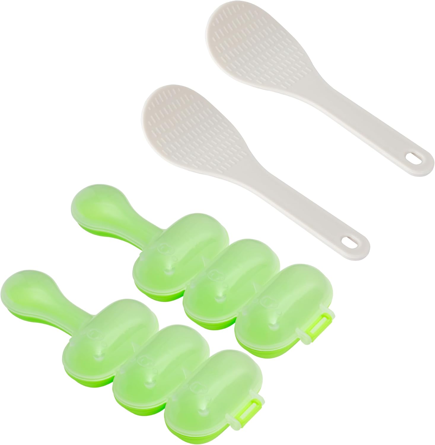 Amazon.com | Rice Ball Mold - Plastic Rice Ball Maker Shake for Kitchen ...