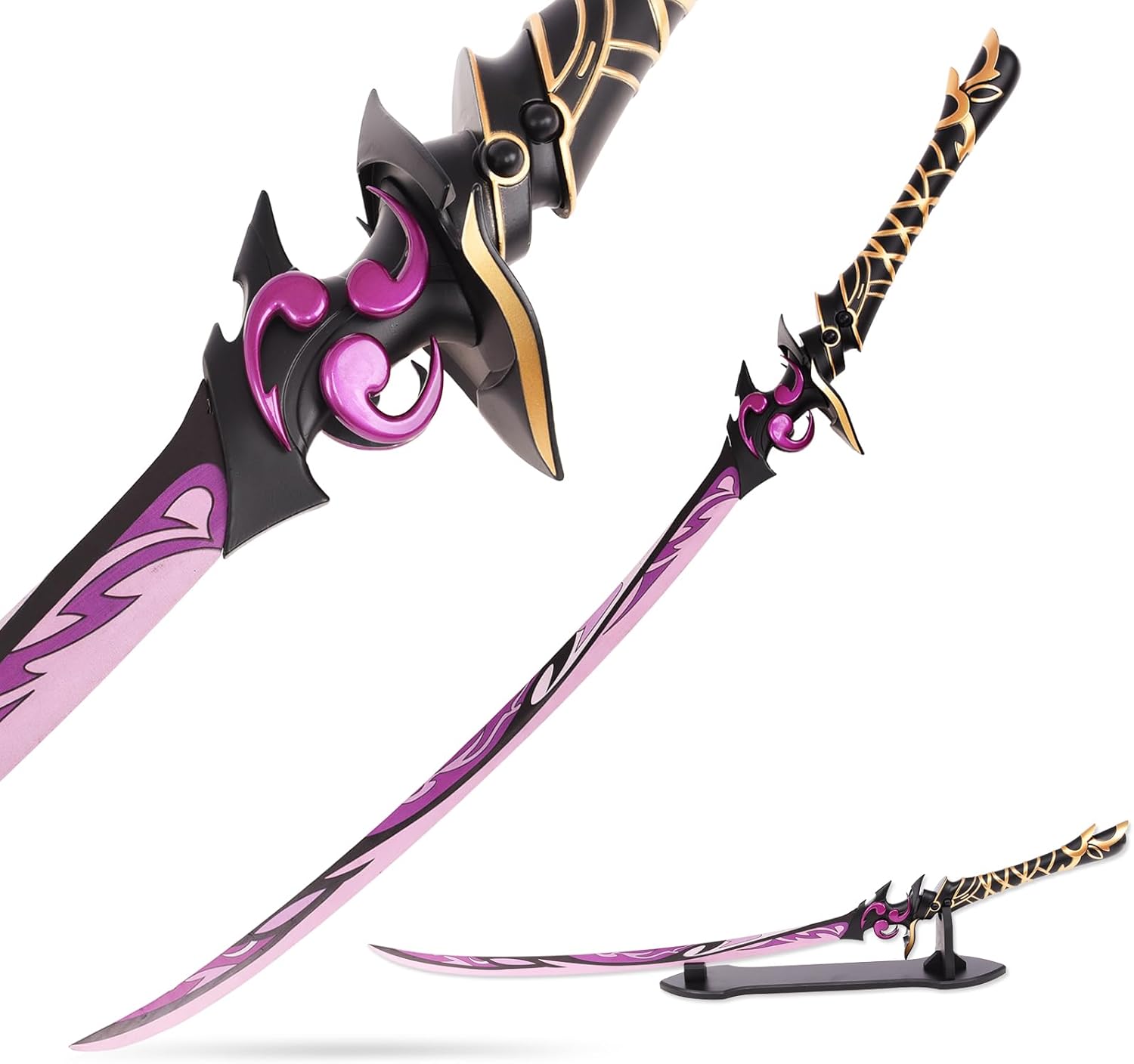 Amazon.com : ziqing Raiden Shogun Sword Metal Sword 1:1 Cosplay Props ...