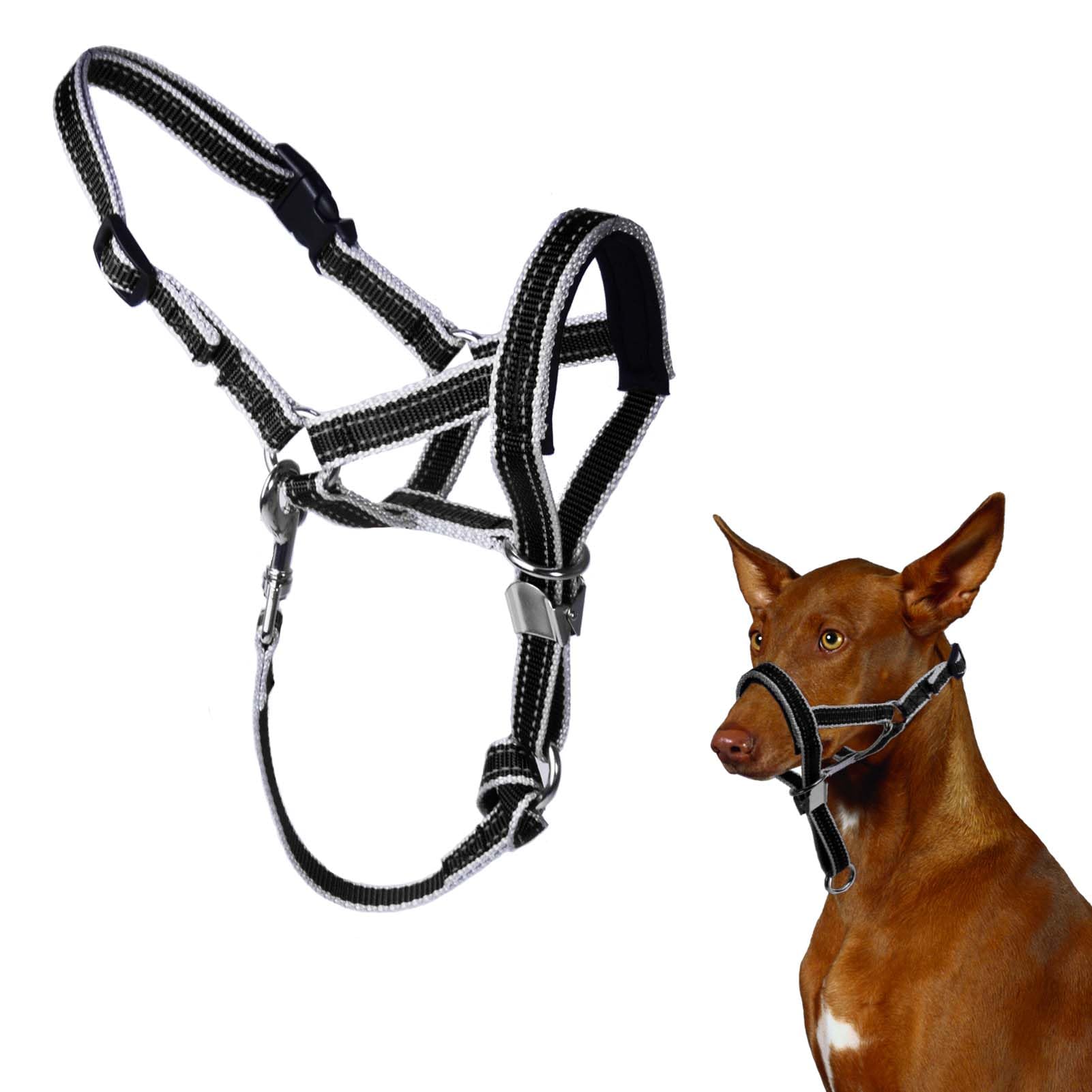 No Pull Dog Headcollar with Soft Padding Adjustable Head Halter for ...
