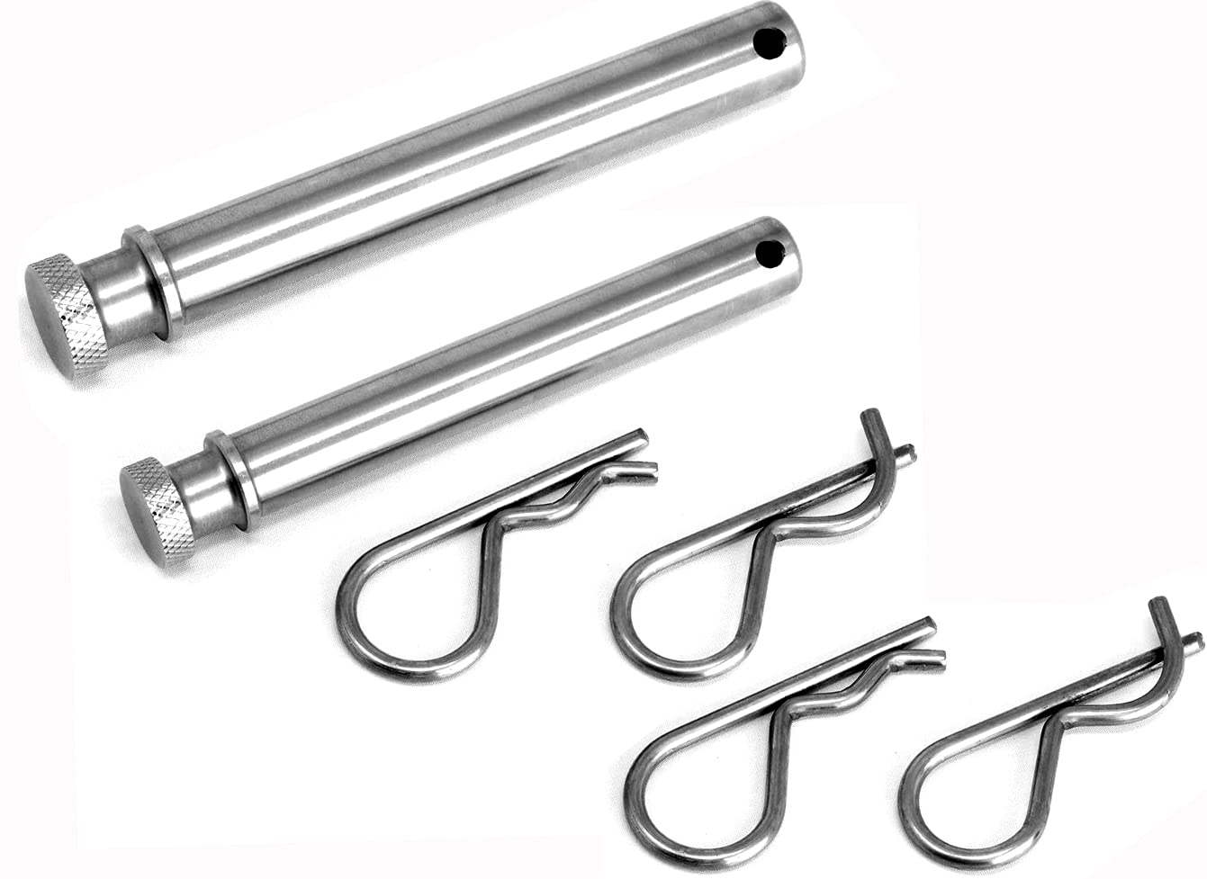 Snapklik.com : 5/8 And 1/2 In. Diameter Stainless Steel Hitch Pins Set ...