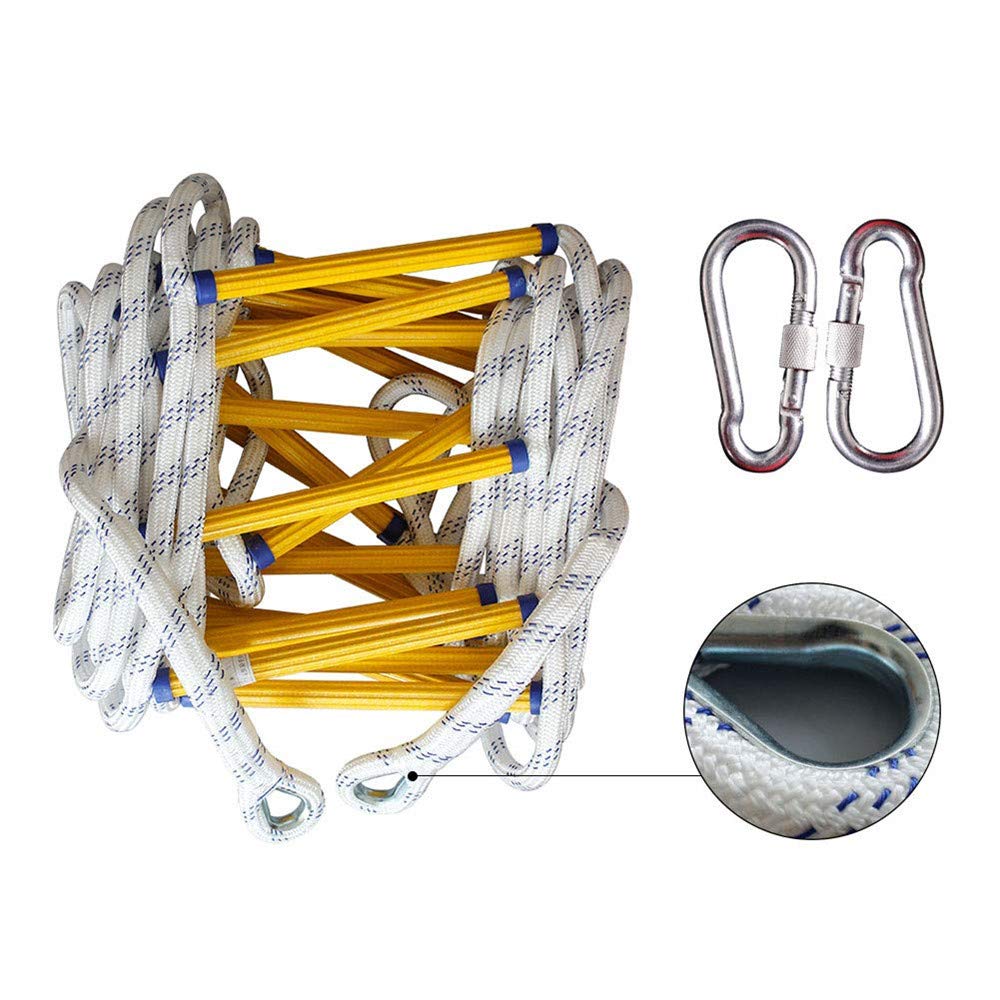 Fire Escape Rope Ladder Flame Resistant Emergency Fire Safety ...