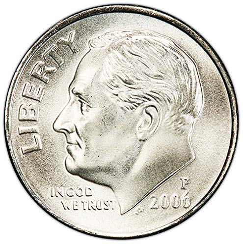 2006 P & D Satin Finish Roosevelt Dime Choice Uncirculated US Mint 2 ...