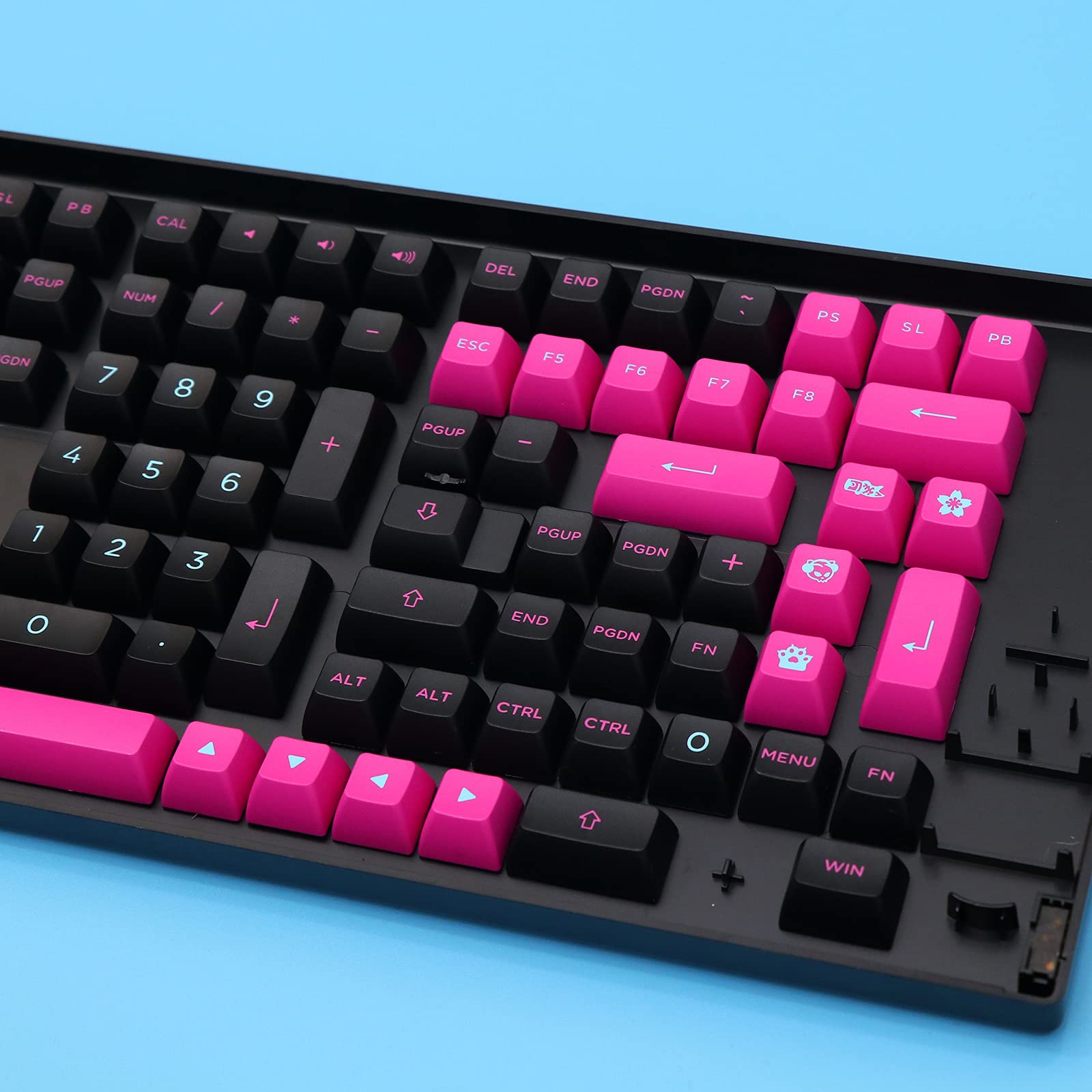 EPOMAKER AKKO Midnight 178 Keys ASA Profile Double-Shot PBT Full ...