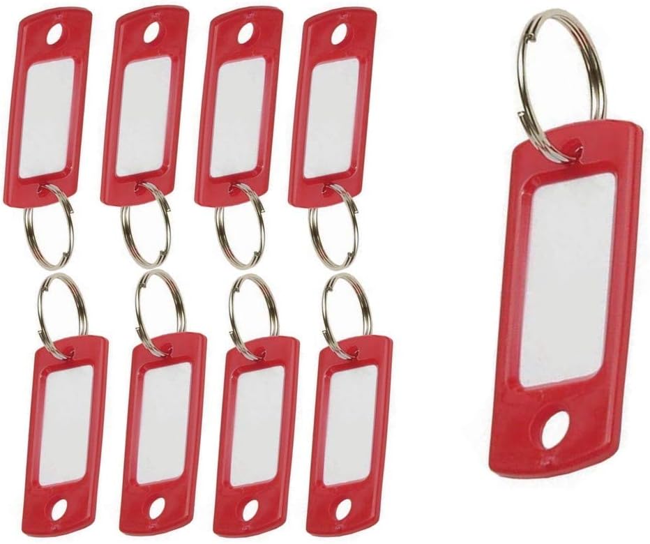 Amazon.com: Lucky Line Flexible Colored Plastic Key Tag with 3/4" Split ...