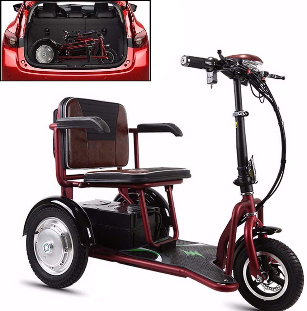 Buy VIKE Electric tricycle Mobility Scooters - 3 Wheeled Folding ...