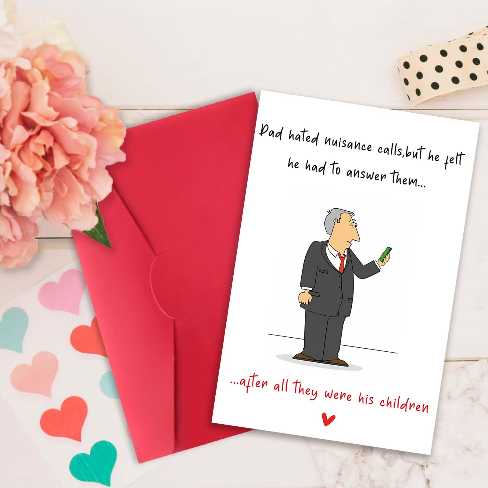 Snapklik.com : Humor Call Dad Fathers Card, Funny Fathers Day Card Gift From Son Daughter Kids ...