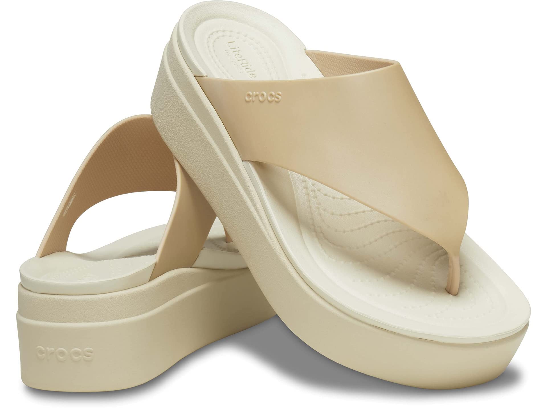 Snapklik.com : Crocs Womens Brooklyn Platform Flip Flops