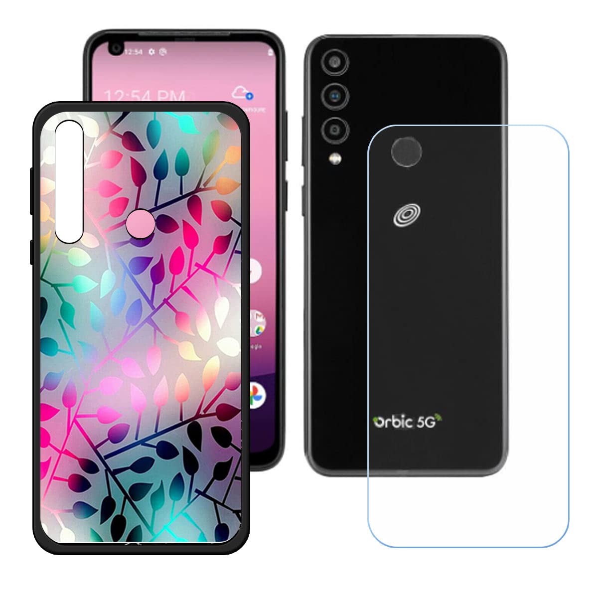 Amazon.com: FZYM Case for Orbic Magic 5G R678EL + Tempered Glass Screen ...