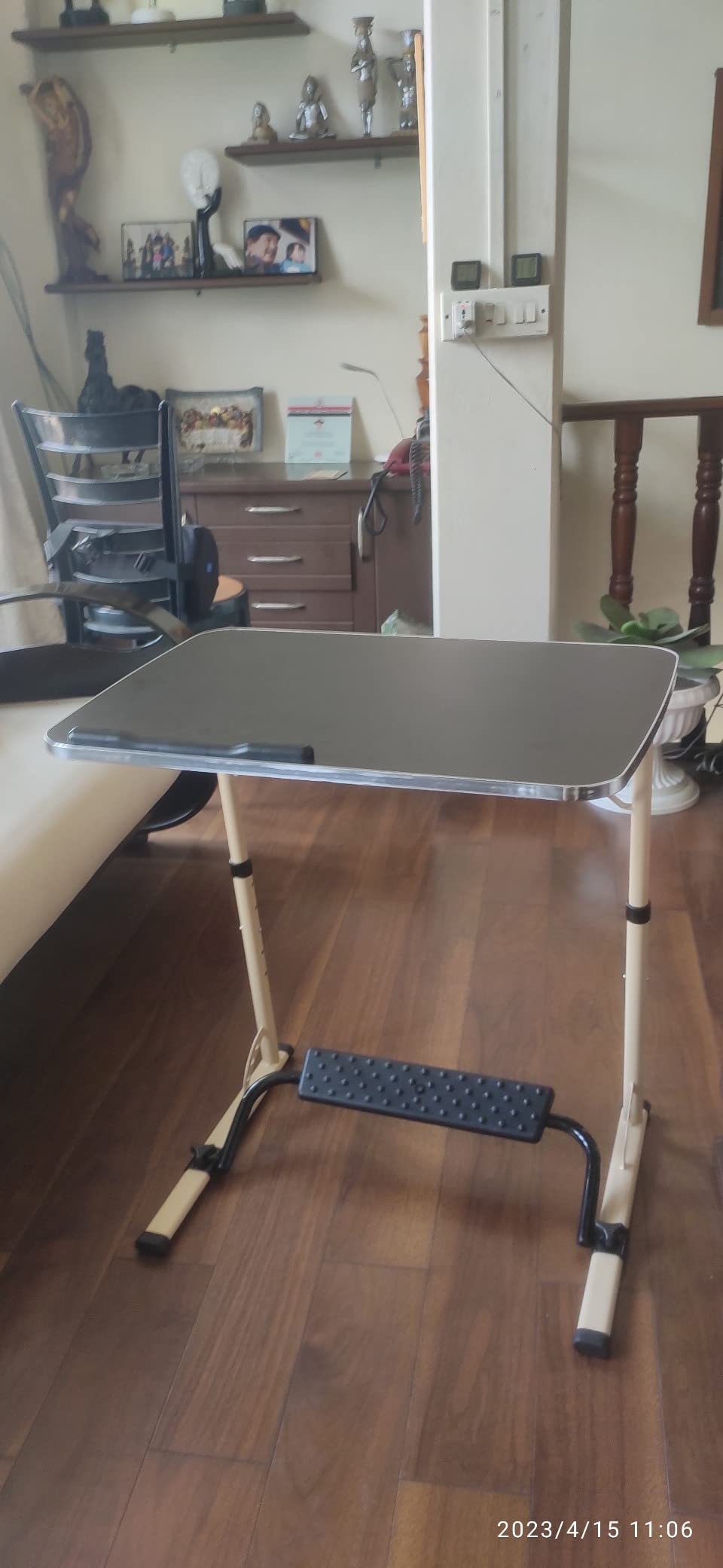 CELLBELL®- Bade XL Size Top Table Mat Finish Steel Wood 60 * 45 * 75 cm ...