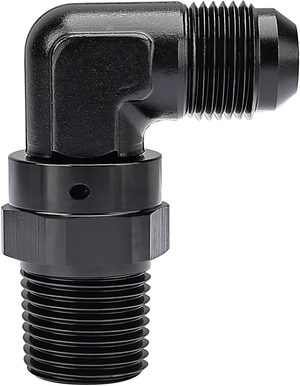 Amazon.com: EVIL ENERGY 8AN Male Flare to 1/2" NPT 90 Degree Swivel Fitting Adapter Aluminum ...