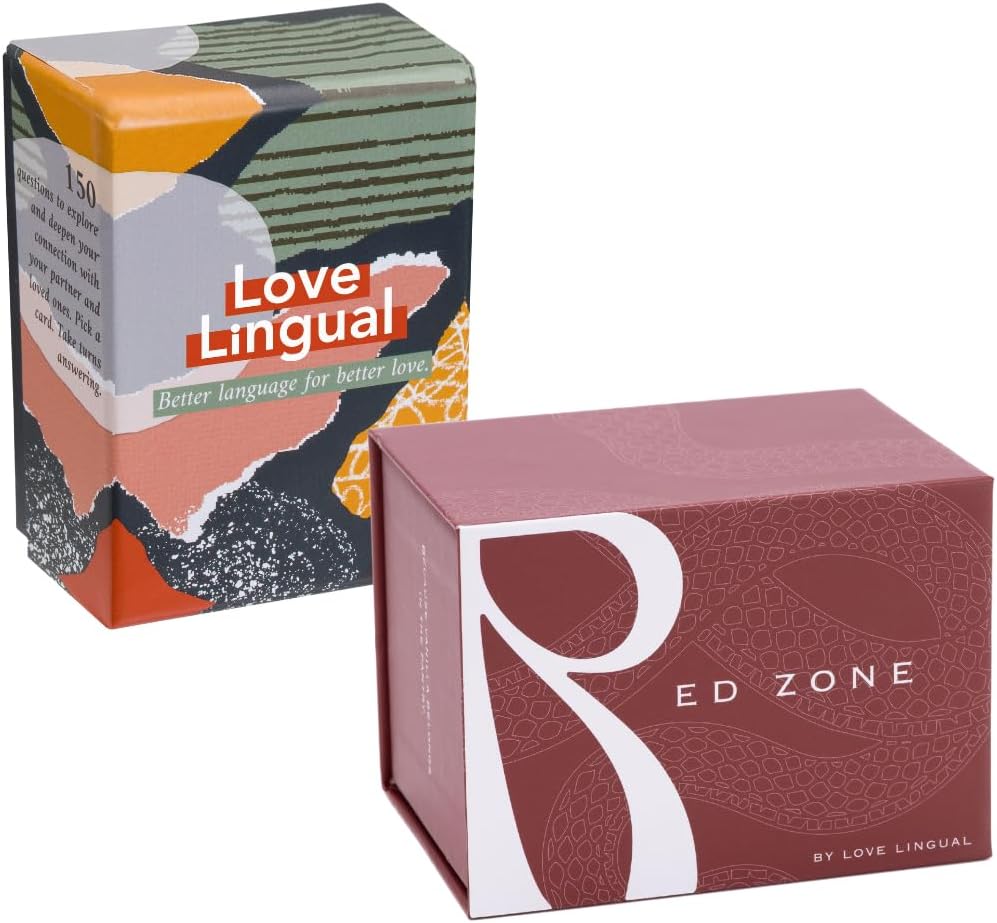 Amazon.com: FLUYTCO Love Lingual Original Couples Card Game & Red Zone ...