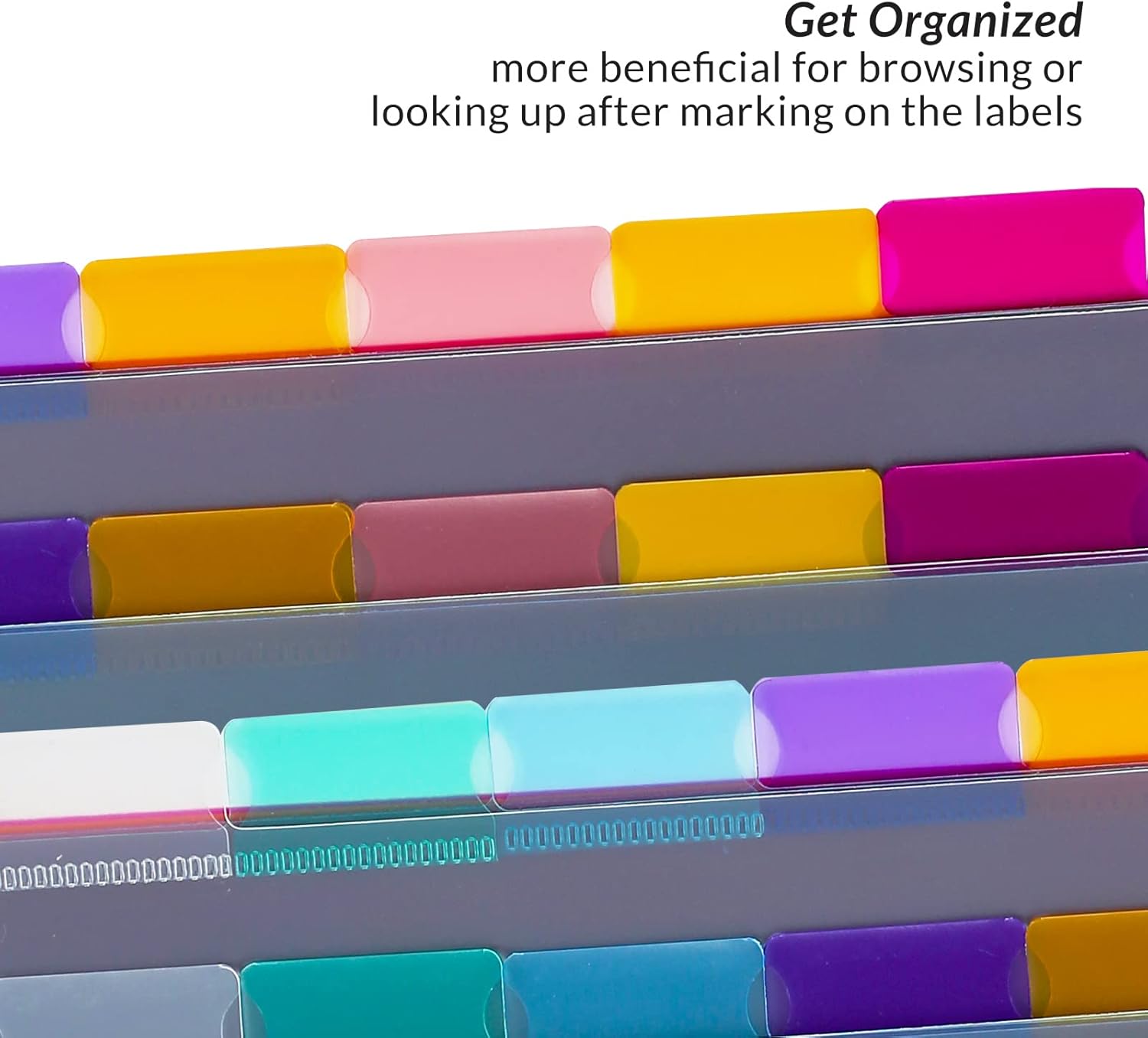 Seashell Separadores de carpetas de plástico de 8 pestañas, separadores ...