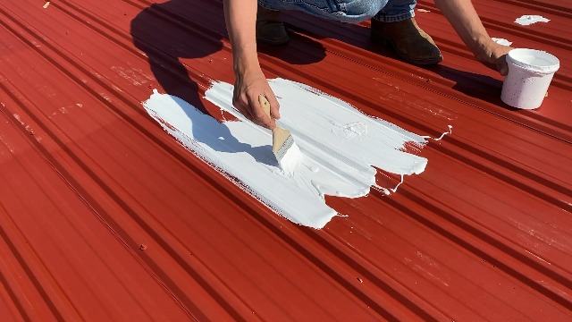 Watch Marlin Coatings - Acrylic Roof Coating - Brush Application on ...