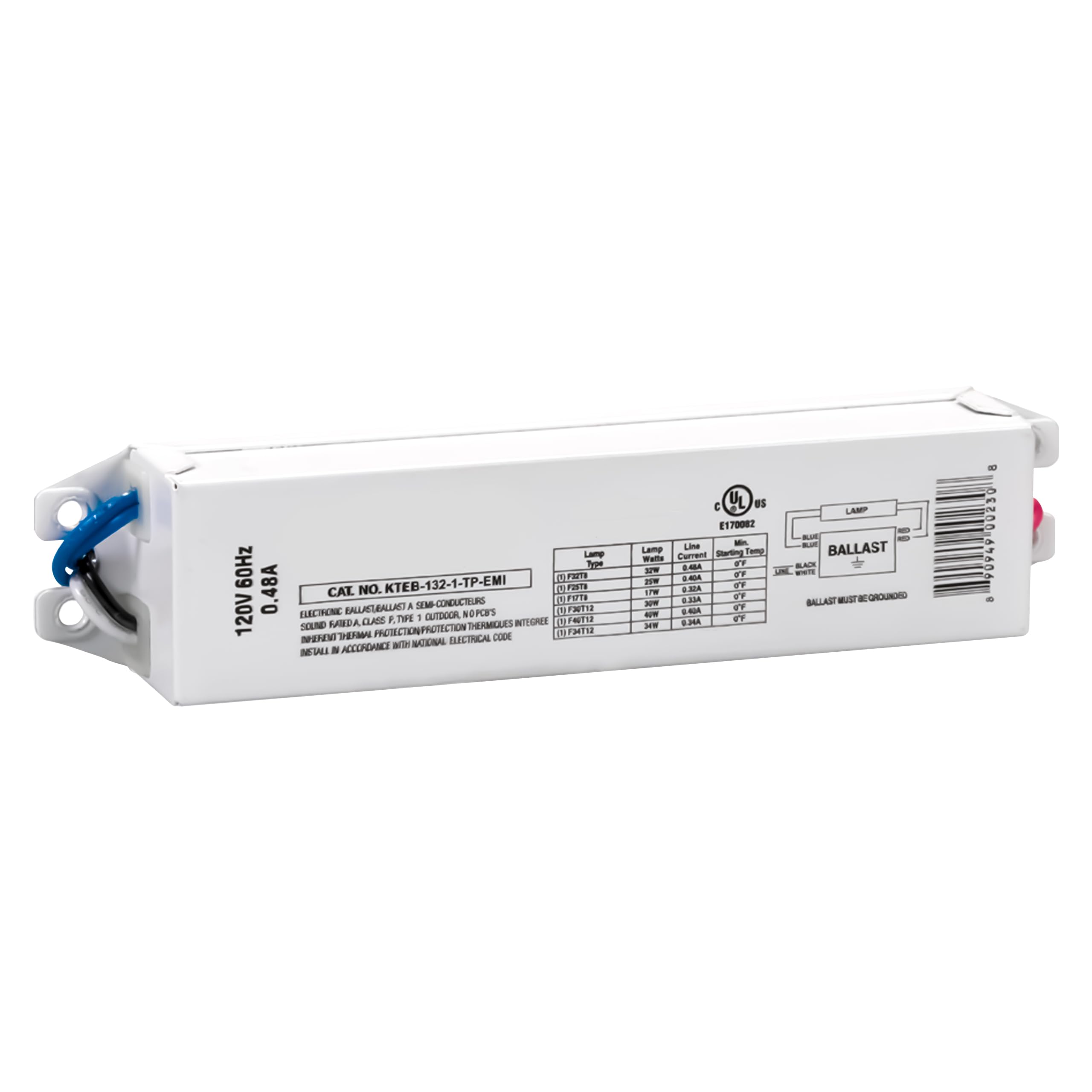 OHLECTRIC Replacement for Keystone KTEB-132-1-TP-EMI 1 Lamp T8 ...