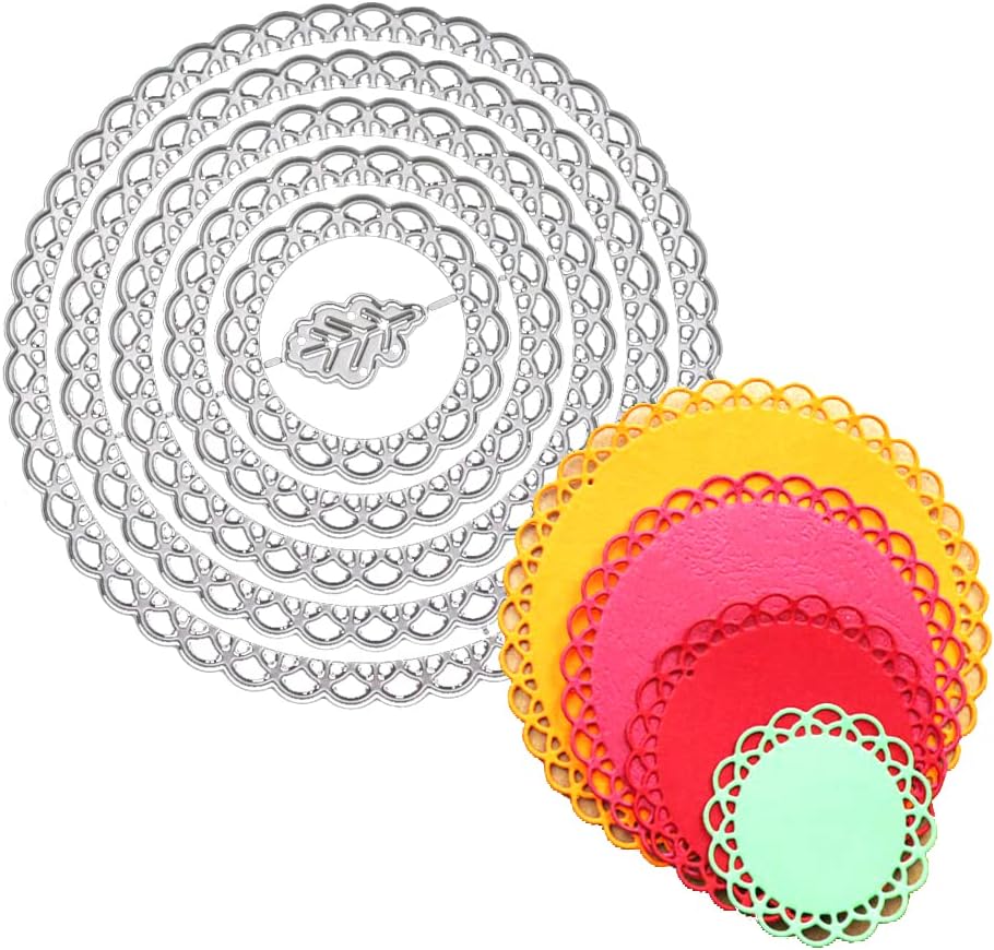 Amazon.com : WYSE Round Frame Die Cuts Circle Metal Cutting Dies ...