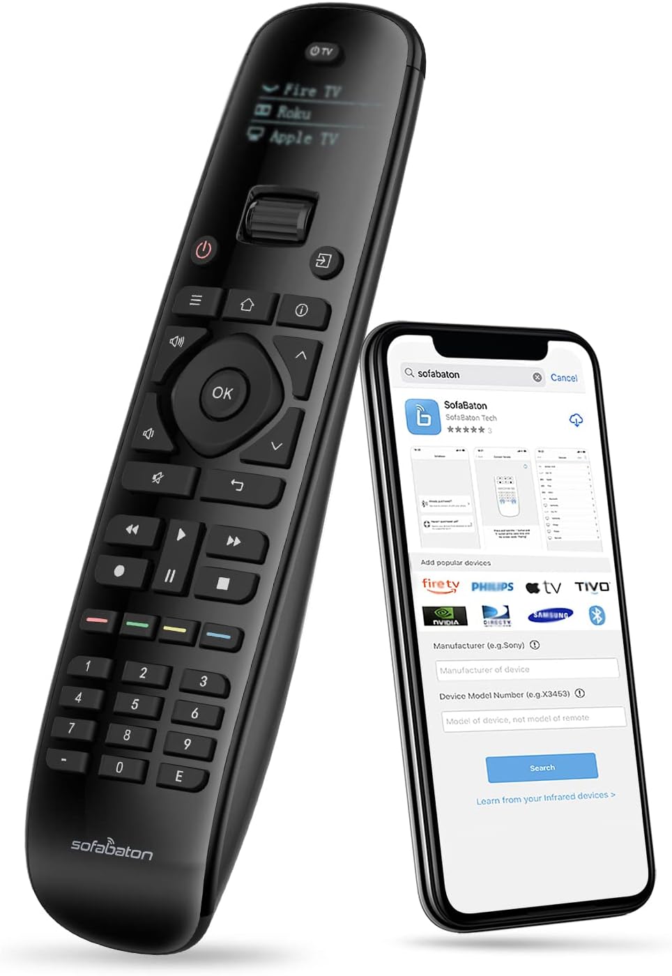 SofaBaton U2 Universal Remote Control - All in One Remote Control for ...