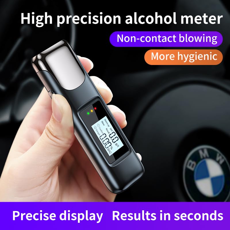NEWDRU Advanced Digital Alcohol Tester Machine | Rechargeable Breath ...
