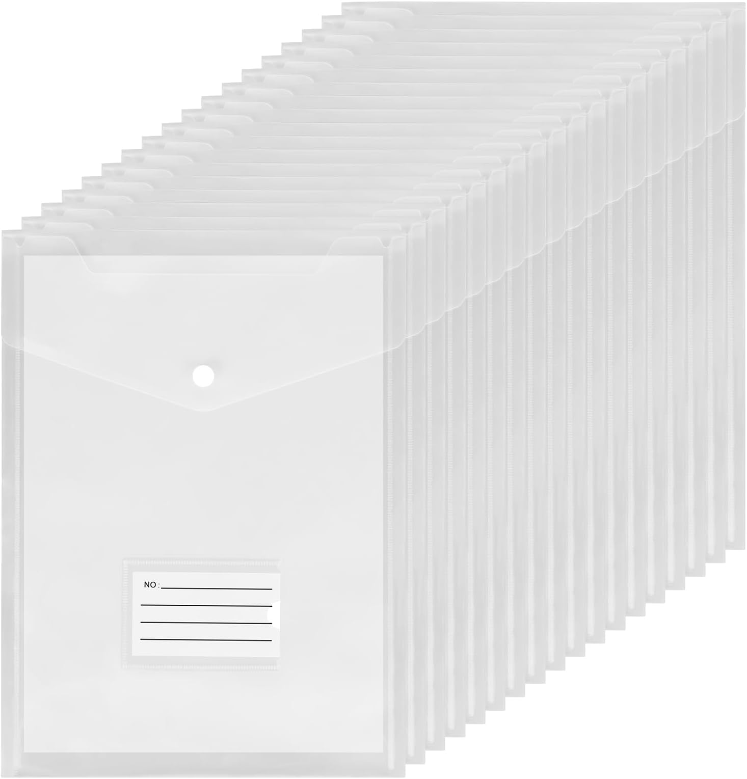 36Pcs Plastic Folders a4 Folder Plastic Wallets A4 Document Folder ...