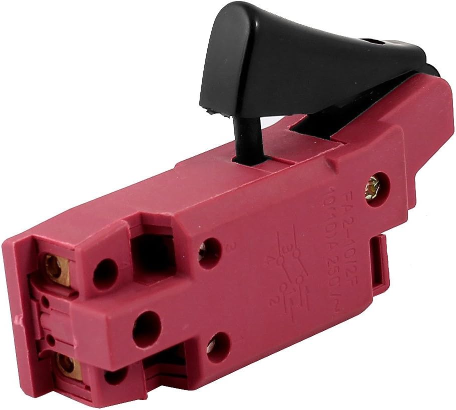 Sourcingmap AC 250V 10(10) A DPST Momentary Power Tool Trigger Switch ...