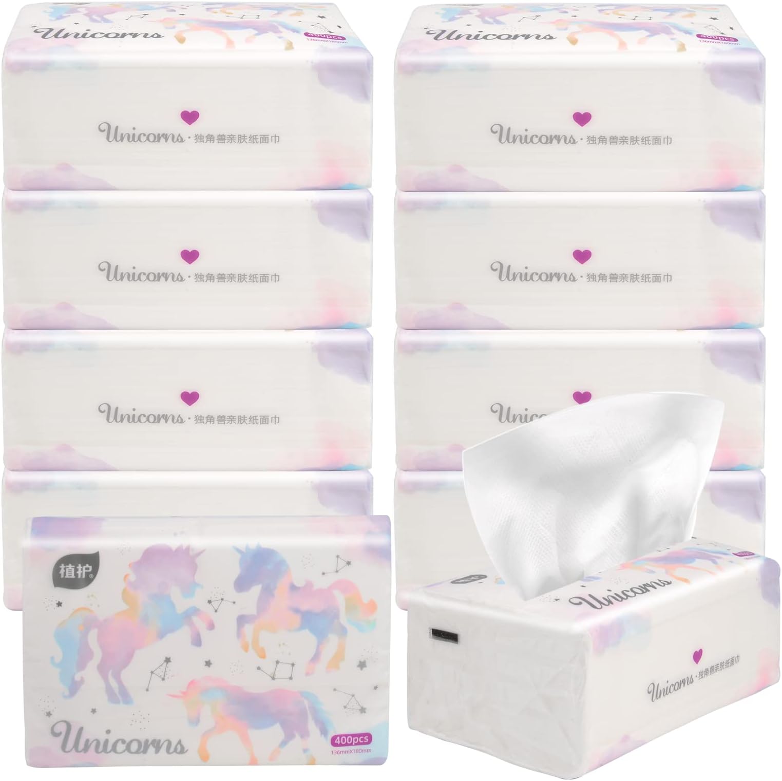 Soft Small Facial Napkins -Bag Cover, NOT In Box, Disposable Facial ...