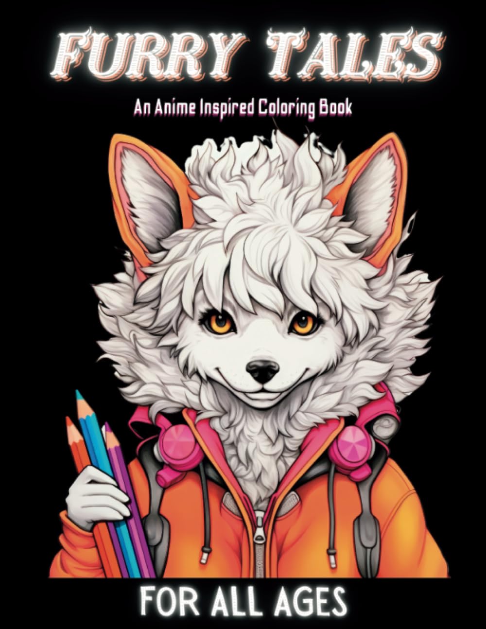 Buy Furry Tales - An Anime Inspired Coloring Book for All Ages: 50 ...