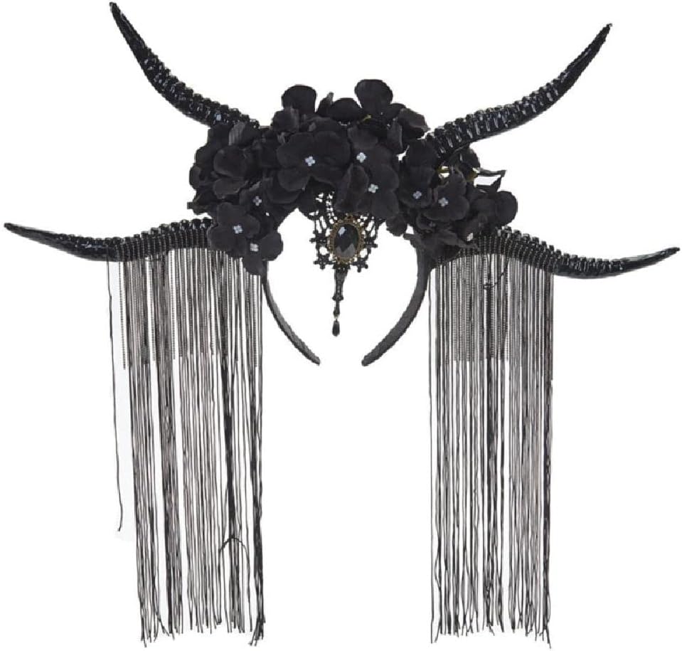 Halloween Demon Horn Devil Horns Headband Day of The Dead Headband ...