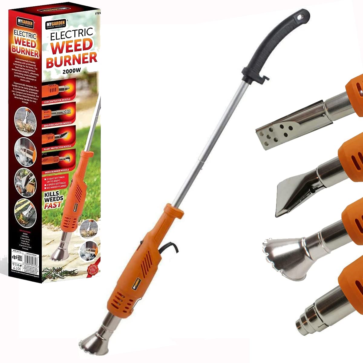 Electric Weed Burner Weed Killer Killing Machine Moss Remover 2000W ...