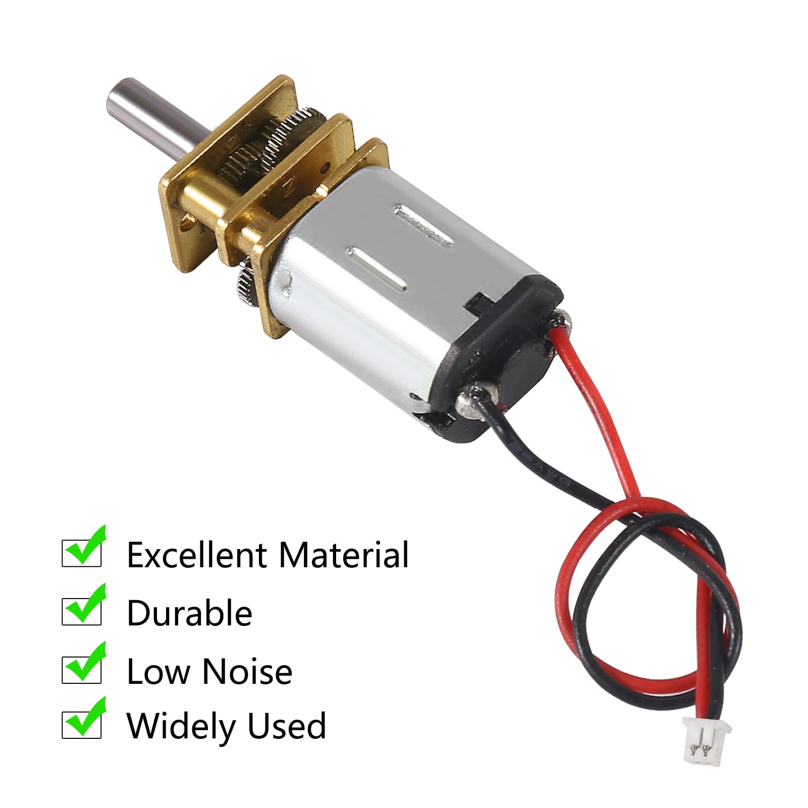 Snapklik.com : 4pcs Mini Micro N20 Gear Motor DC 3V-6V Slow Speed Full ...