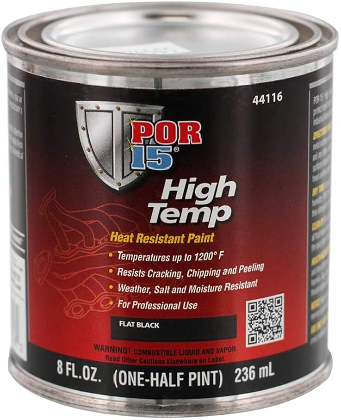 Amazon.com: POR-15 High Temperature Paint, High Heat Resistant Paint ...