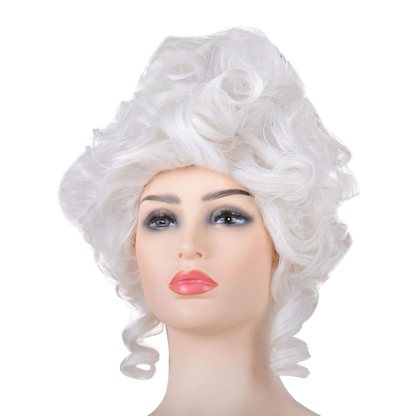 Snapklik.com : HongH White 18th Century Colonial Wig Women Adult ...