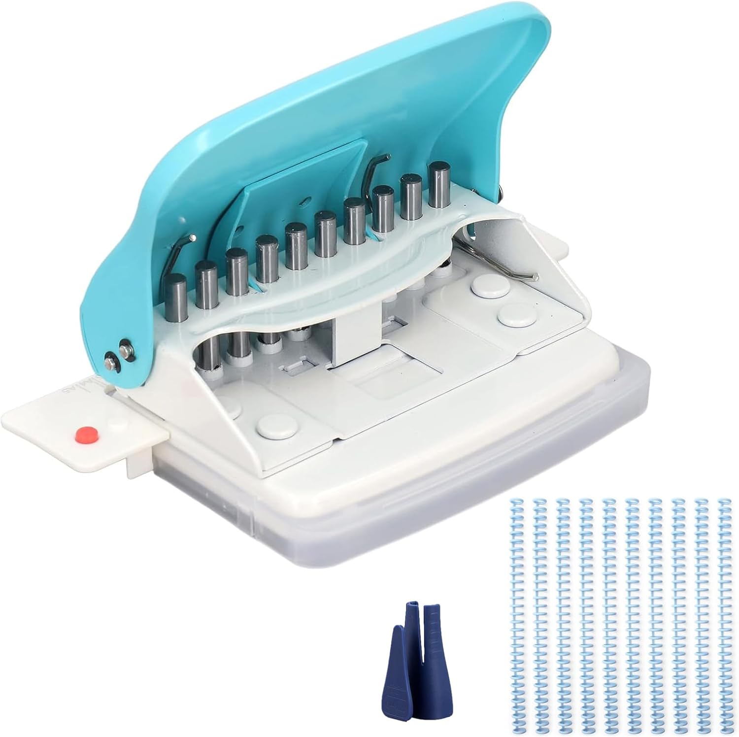 Paper Binding Machine, 10 Hole Manual Cinch Binding Machines Spiral ...